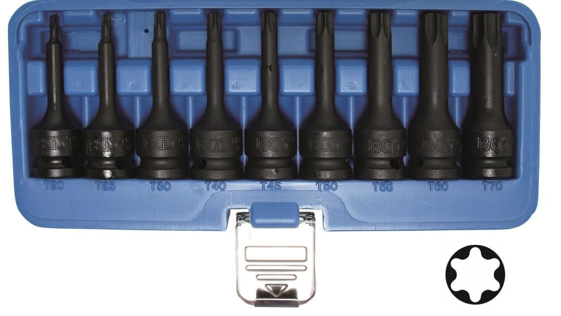 Coffret douilles Torx impact